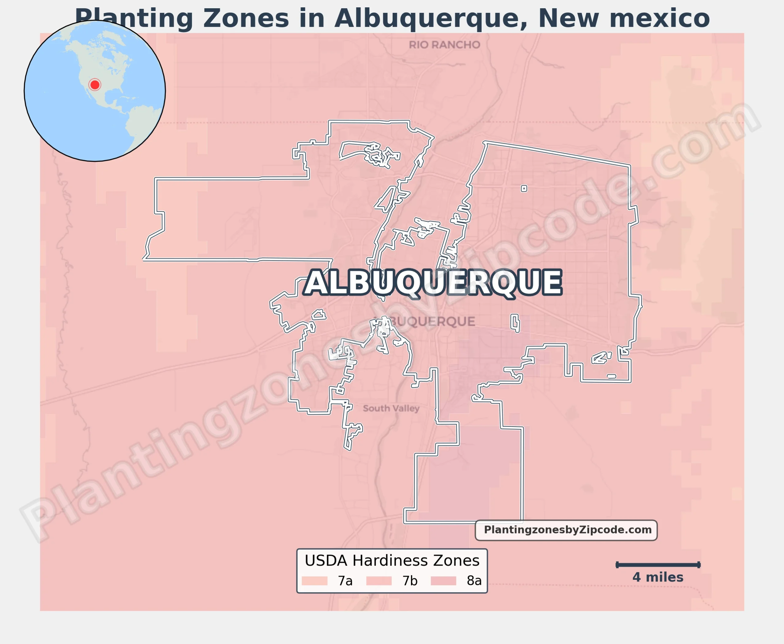 Planting Zone Map New Mexico New Mexico Interactive USDA Plant
